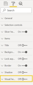 Power BI Tip: Zet onnodige Visual Headers uit | SignOn.nl