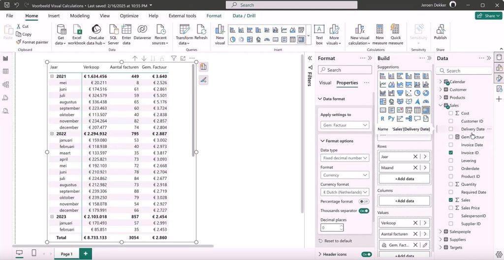 Wat zijn Visual Calculations in Power BI? | Kennisbank